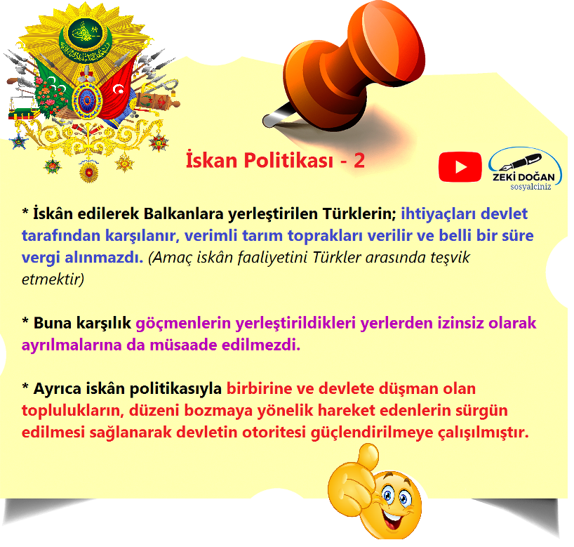 İskan Politikası-Amacı ve İşleyişi | Sosyal Bilgiler - Sosyalciniz ...