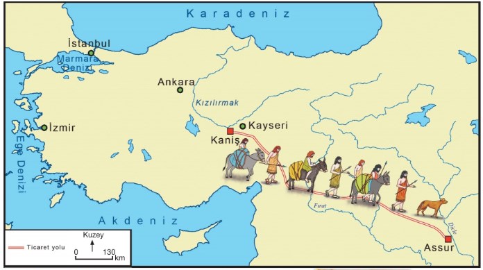 Asurlular ve Anadolu ile Ticaret | Sosyal Bilgiler - Sosyalciniz - Zeki DOĞAN